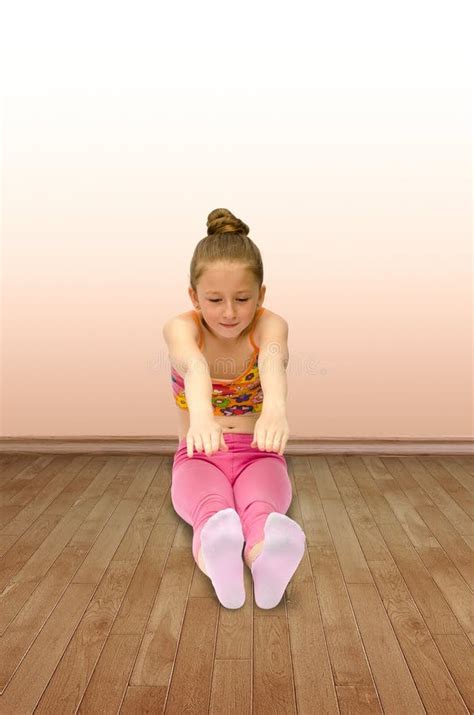 Cute Little Gymnast Stock Image Image Of Elegance Person 64876087