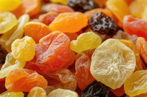 Colorful Assorted Dried Fruit Stock Illustration Illustration Of