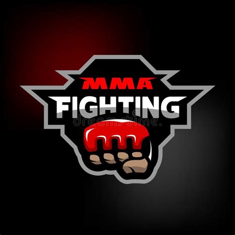 Mma Fighting Logo Stock Vector Illustration Of Knock 91200806