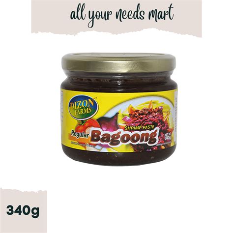 Dizon Farm Shrimp Paste Regular Bagoong 340g Lazada Ph