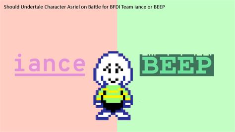 Should Undertale Character Asriel On Battle For Bf By Abbysek On Deviantart