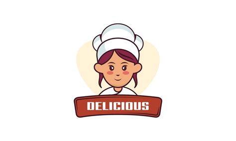 Mascot Character Female Cheff Logo Collection 48083768 Vector Art At Vecteezy