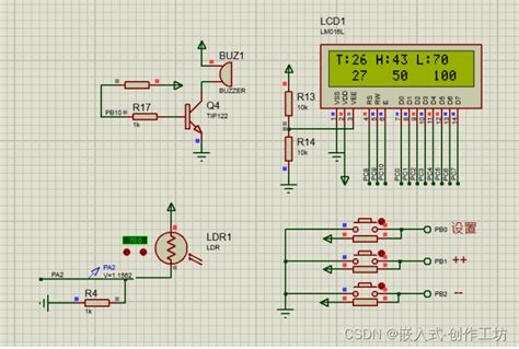基于stm32的温室大棚检测系统的仿真原理图程序（完美运行）温室监控系统仿真设计主程序流程图 Csdn博客