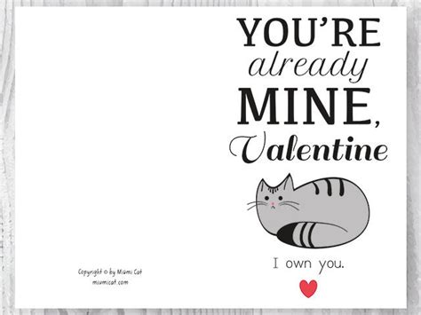 Valentines Card Funny Printable Funny Valentines Day