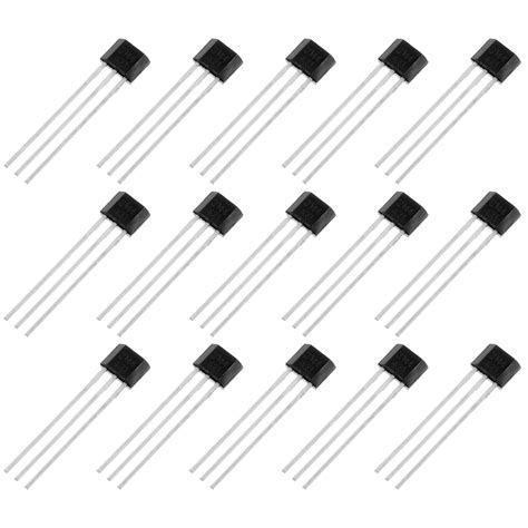 Unbranded 15 Pcs Transistors Assortment Kit Hall Effect Controller Grey