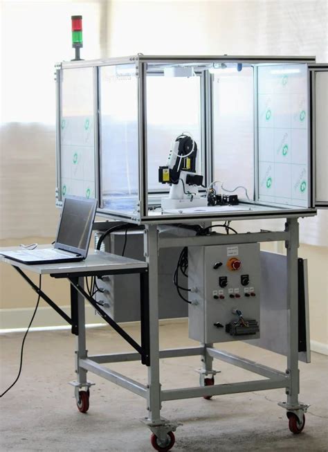 Robot Training Workcell 4 Axis Plcandhmi Kit At ₹ 557132piece Plc System In Nagpur Id