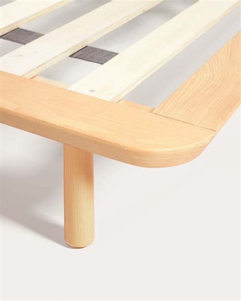 Anielle Bed Made From Solid Ash Wood For A 90 X 200 Cm Mattress Kave