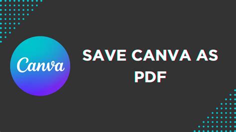 How To Save Canva As PDF Pttrns