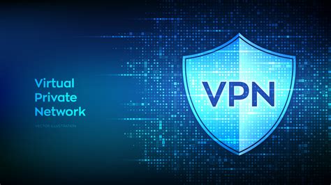 Vpn Virtual Private Network Icon Made With Binary Code Data