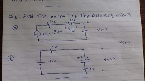 Solved Q31 Find The Output Of The Following Circuts Lok 20f