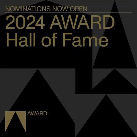Who Should Be Considered As An Award Hall Of Fame Recipient Heres