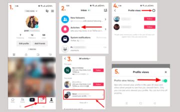 Tiktok Profile View History How To Check Whos Visited Your Page