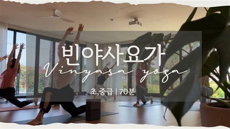 사쉬요가 빈야사 요가 전신을 깨어내는 움직임 기분 좋은 플로우 몸과 마음에 집중과 몰입을 주는 수련 수련 영상