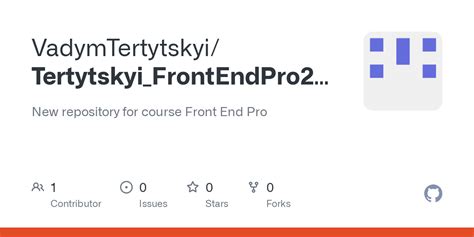 Github Vadymtertytskyitertytskyifrontendpro2110202226102022 New Repository For Course