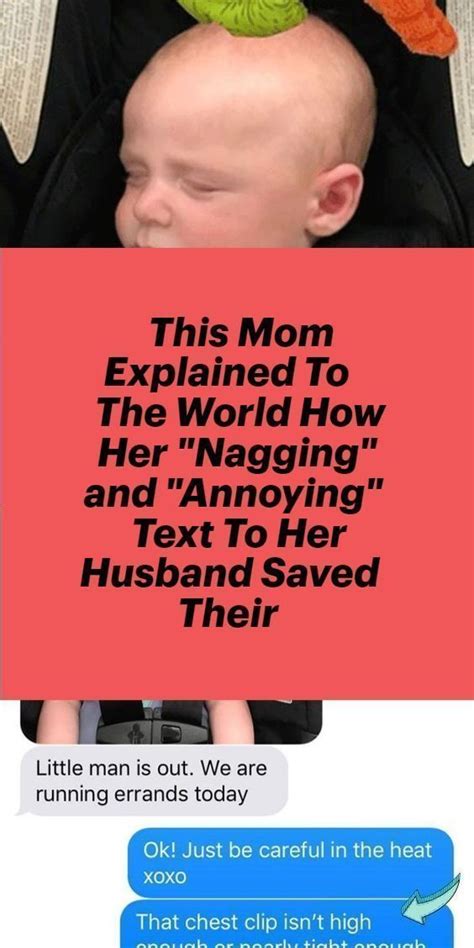 This Mom Explained To The World How Her Nagging And Annoying Text To Her Husband Saved Their