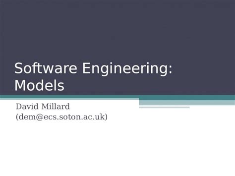 Ppt Software Engineering Models Dokumen Tips