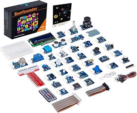 Sunfounder 37 Modules Sensor Kit V20 For Raspberry Pi 4b 3 Model B 3b 2b B A