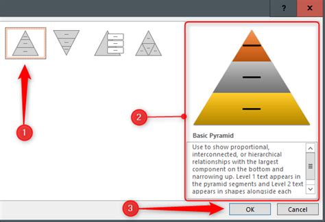 How To Create And Insert A Pyramid In Microsoft Powerpoint