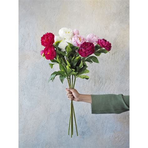 Jual Bunga Artificial Peony Bush Premium B23074 Shopee Indonesia