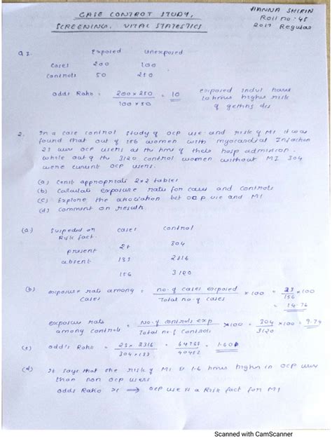 Case Control Study Pdf