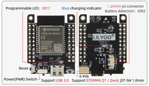lilygo t7 s3 esp32 s3 development board wifi bluetooth 5 0 opencircuit