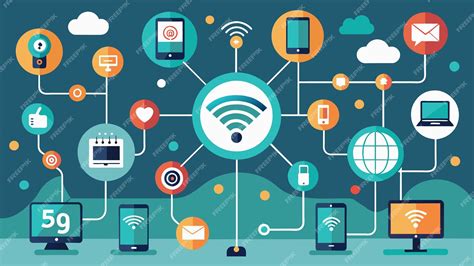 Premium Vector An Intricate Web Of Wires Connects A Range Of Electronic Devices Each One