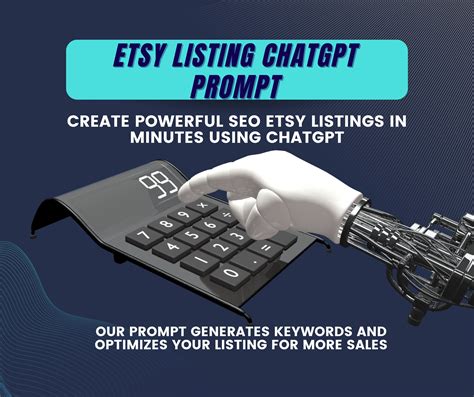 Etsy Listing Chatgpt Generator Chatgpt Prompt Etsy Listing Description Passive Income