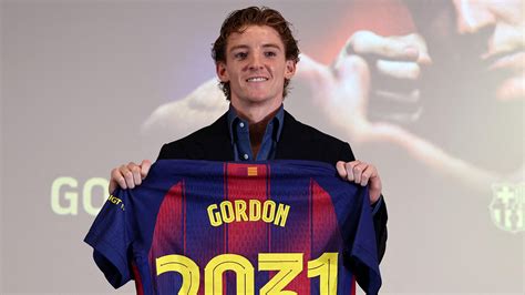 Anthony Gordon Barcelona Unveil England Forward After £69m Plus Move