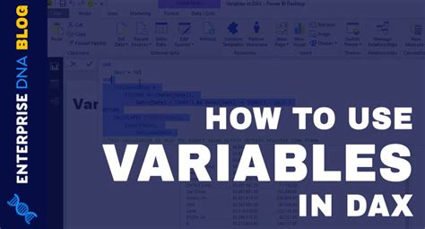 Using Dax Variables In Power Bi A Detailed Example Enterprise Dna