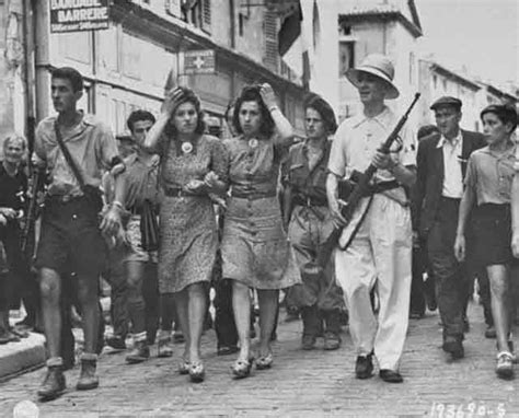 World War Ii In Pictures Collaborator Girls