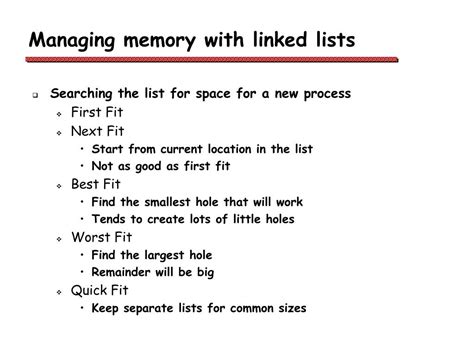 Ppt Cs 333 Introduction To Operating Systems Class 9 Memory Management Powerpoint