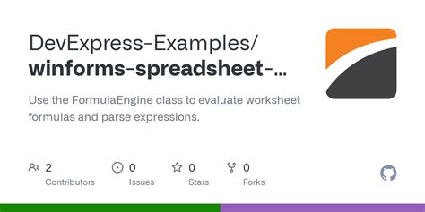 Github Devexpress Exampleswinforms Spreadsheet Use Formula Engine