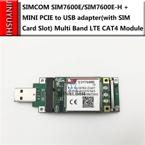 Jinyushi สำหรับ Simcom Sim7600e Sim7600e H Mini Pcie Usb อะแดปเตอร์
