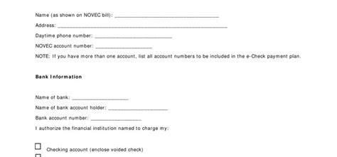 E Check Authorization Form ≡ Fill Out Printable Pdf Forms Online