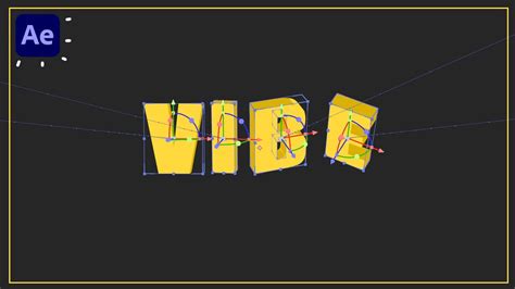3d Text Animation In After Effects Tutorials Youtube