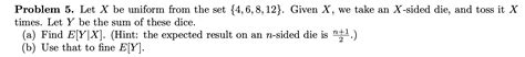 Solved Problem Let X Be Uniform From The Set Chegg Com