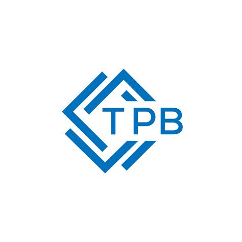 TPB Technology Letter Logo Design On White Background TPB Creative Initials Technology Letter