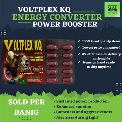 [gandg] Voltplex Kq Conditioning Ultimate Energy Power 100 Tablets