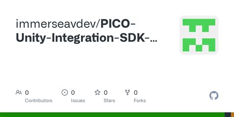 Github Immerseavdevpico Unity Integration Sdk 230