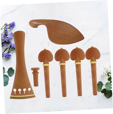 Offsch 1 Set Violin Tailpiece Tools Violin Replacement Parts Violin Parts And Accessories Wood