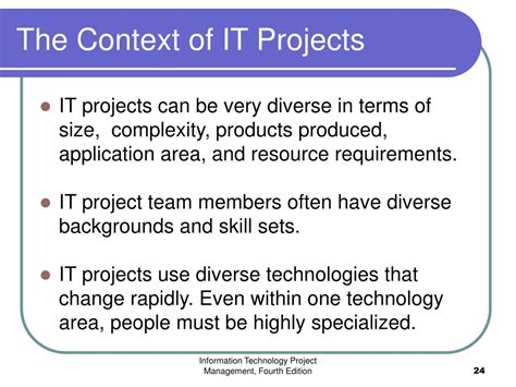 Ppt Chapter 2 The Project Management And Information Technology Context Powerpoint