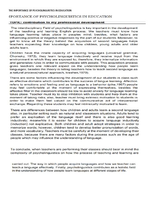 Classroom Observation Process Pdf