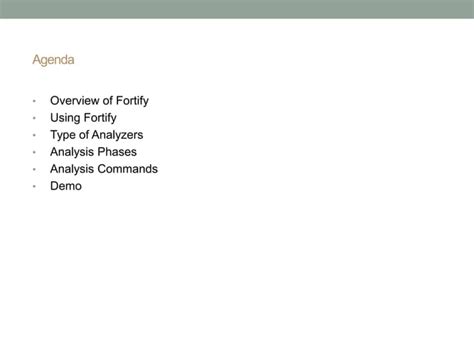Fortify Source Code Analyzer Pptx