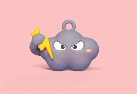 3d File Angry Cloud 😡 ・3d Printer Design To Download・cults