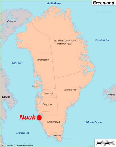 Nuuk Map Greenland Detailed Maps Of Nuuk