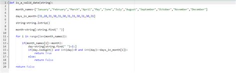Solved Define The Isavaliddate Function Which Is Passed