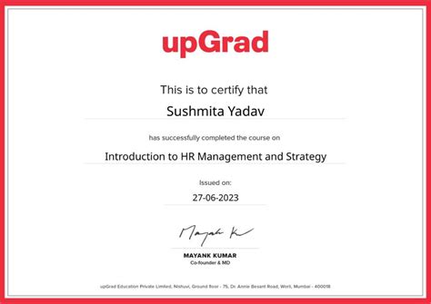 Sushmita Yadav On Linkedin Hrmanagement Strategichr Professionaldevelopment