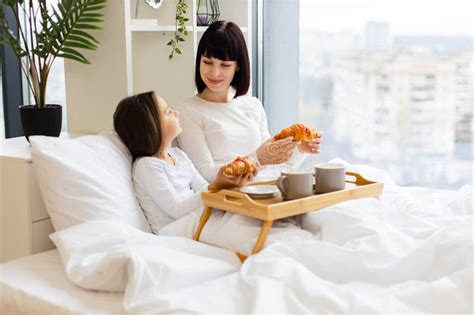 Sharing Bed Hot Step Mom Stock Photos Free Royalty Free Stock Photos From Dreamstime