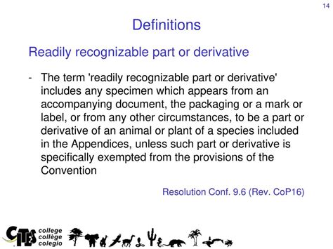 Cites Secretariat Definitions Ppt Download