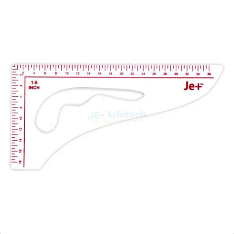 White And Red Plastic Art Curve Scale Size 18x35inch At Rs 15piece In New Delhi